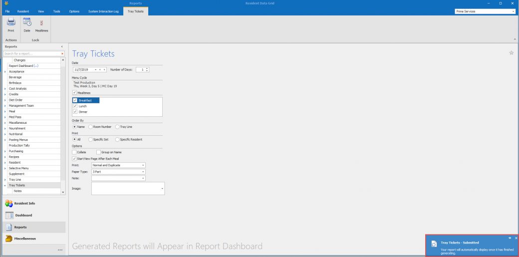 Report Dashboard | Dietech